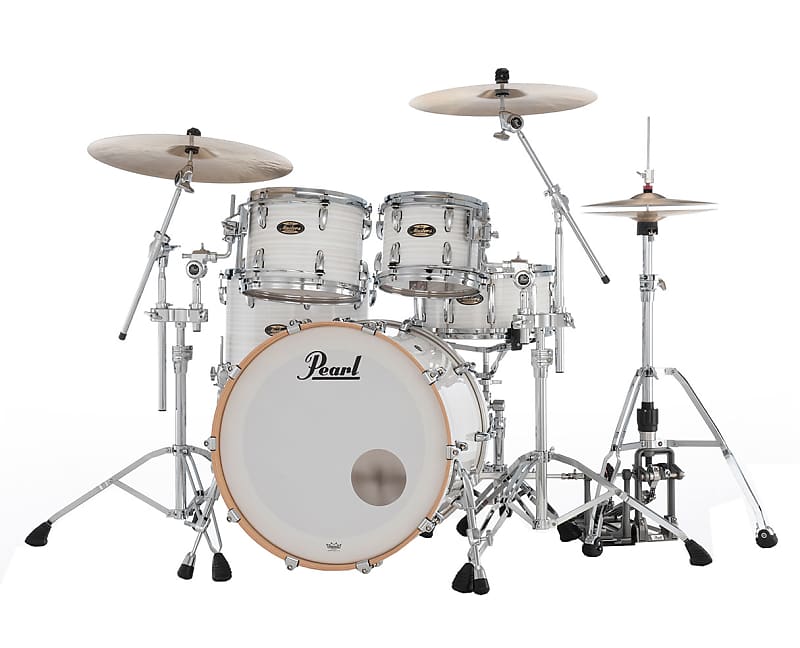 Pearl Masters Maple Gum 4-pc Shell Pack w/ 22" Kick - White | Reverb