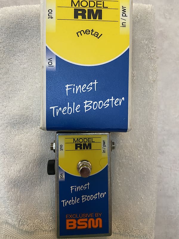 BSM RM Metal Treble Booster Range Master (Iommi/Sabbath) | Reverb