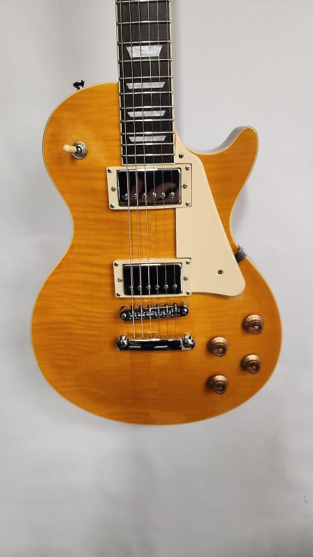 Tagima TLP Flamed Classic Series 2018 - Amber Flametop | Reverb