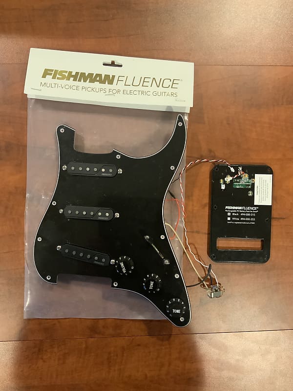 Fishman Fluence Single-coil Strat Loaded pick guard and | Reverb