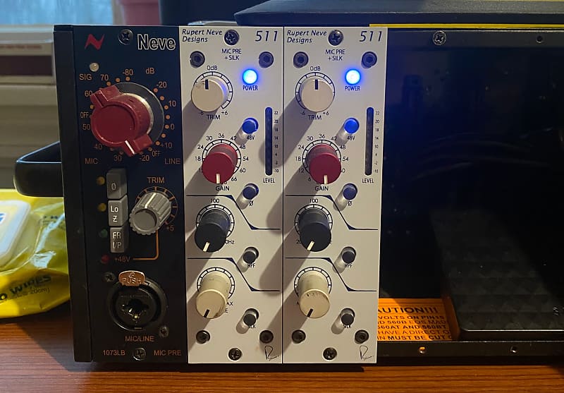 Stereo Pair Rupert Neve Portico 511 500-Series Mic Pre Module | Reverb