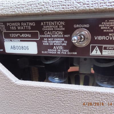 Fender Vibroverb 6G16 1963 Vintage Reissue "Brownface" | Reverb