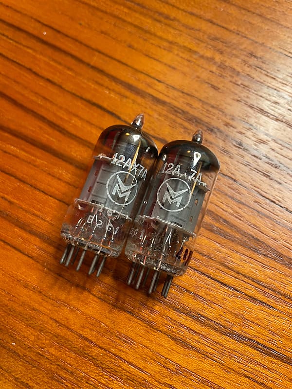 Matched Pair of Vintage NOS Mullard 12AX7/ECC83 Vacuum Tubes | Reverb