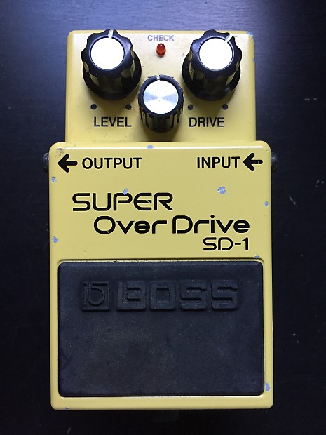 Boss SD-1 Overdrive (Brian Wampler Mod) Yellow/Black | Reverb