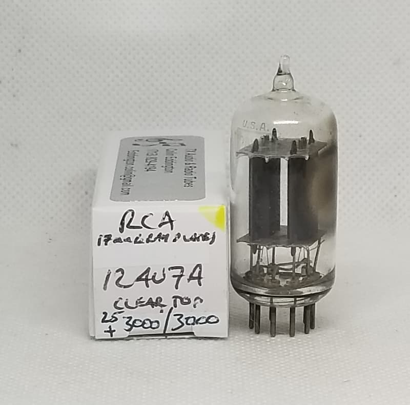 RCA 12AU7A Clear Top Perfectly Balanced Single NOS 12AU7 | Reverb