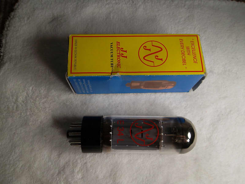 1- JJ E34L- EL34 Electron Tube Tube New in Box -Super Strong | Reverb