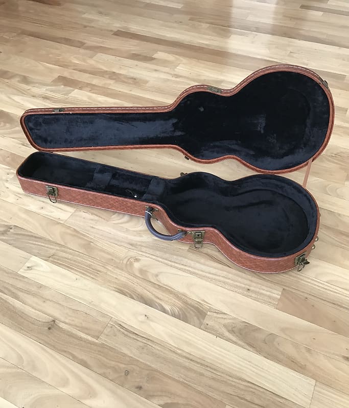 Unbranded Single Cut Hardshell Case 2022 Brown | Reverb