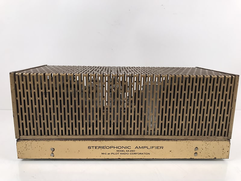 Vintage Pilot SA-260 Tube Power Amplifier W/ Cage | Reverb UK
