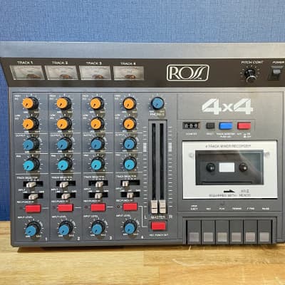 Ross 4x4 Vintage 4-Track Cassette Recorder/Mixer [Extremely | Reverb