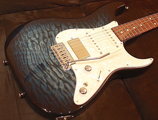 Tom Anderson Drop Top Classic 2014 NAMM Show guitar, Arctic | Reverb