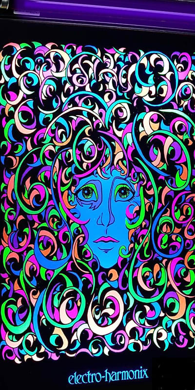 Electro-Harmonix Flashback Day-Glo Black Light Poster | Reverb