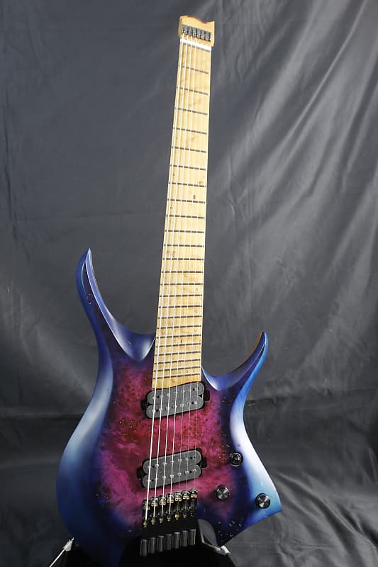 NK Headless 7 String Fanned Frets Excellent Condition Roasted | Reverb