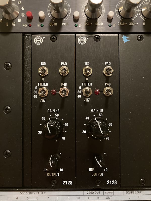 H2 Audio Helios 2128 500-series Mic Preamp (Pair) | Reverb