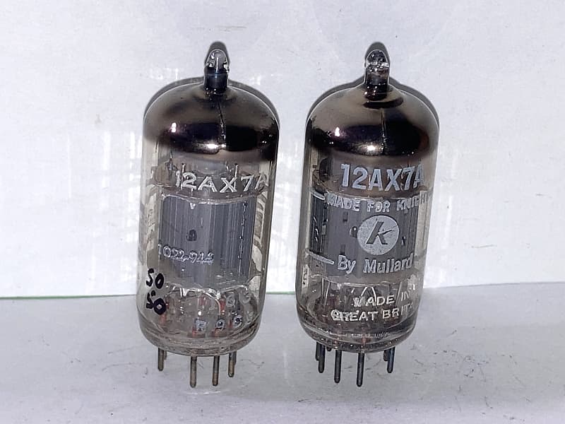 1960's Mullard Blackburn 12AX7A 12AX7 ECC83 Guitar Amp Tubes | Reverb