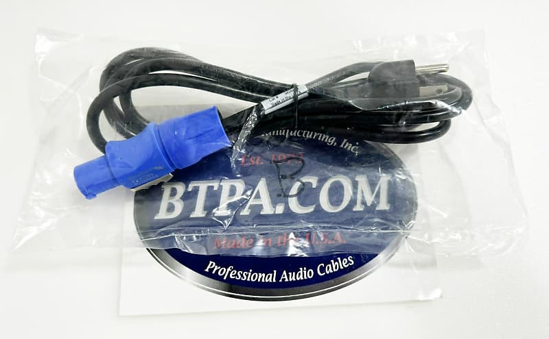 Best-Tronics Pro Audio PowerCon In to Edison Male 6 Feet | Reverb