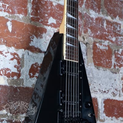 Grover Jackson Randy Rhoads Flying V RR.P-75 Black 1996 MIJ | Reverb
