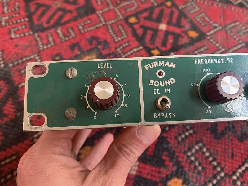 Furman Parametric Equalizer / Preamplifier PQ-3 - Green Face | Reverb