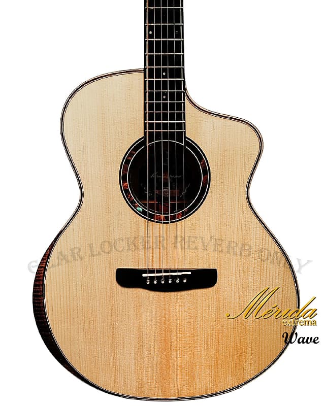 Merida Extrema WAVE all Solid European spruce & gold phoebe | Reverb