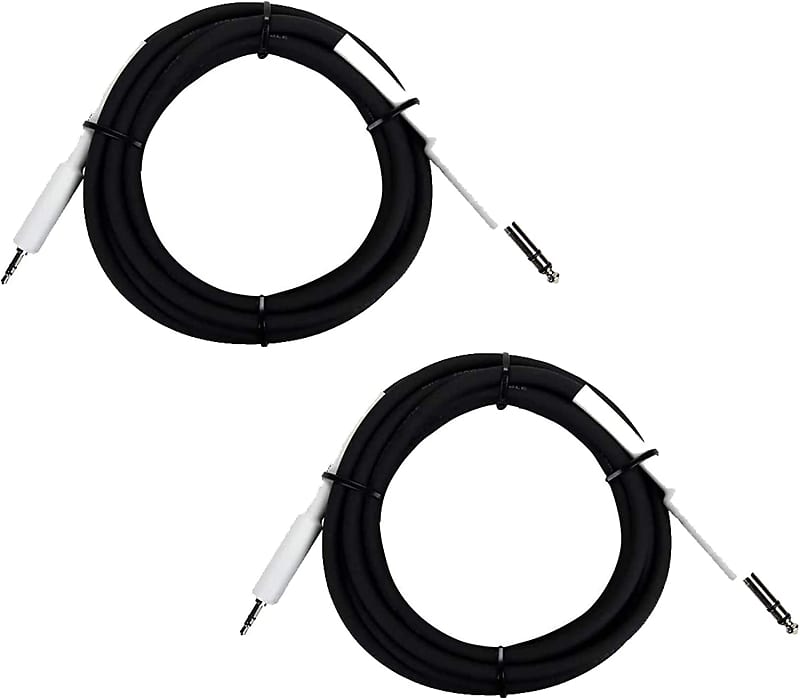 Senor Cable – 1/4″ TRS to 1/8″ mini, 10ft - Pair | Reverb