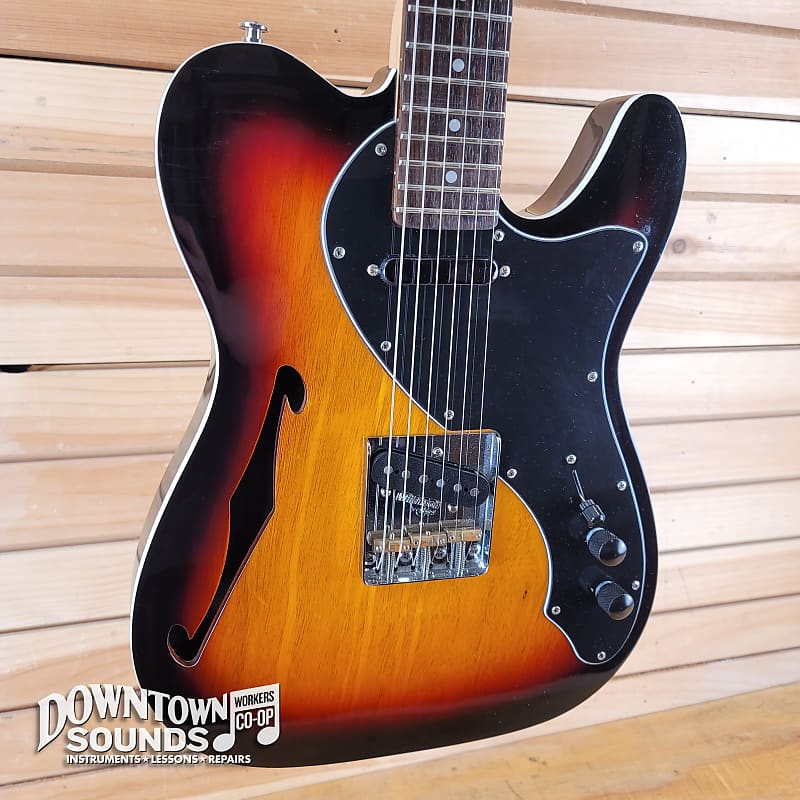 Firefly Thinline Tele Style Guitar - Sunburst, Locking Tuners | Reverb