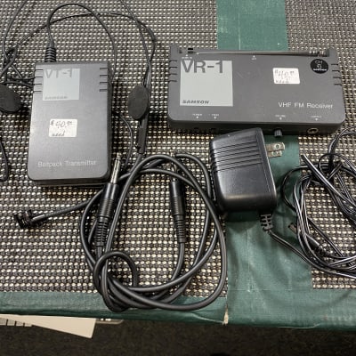 Samson VR3TD True Diversity Receiver, VT3L VHS Belt pack | Reverb