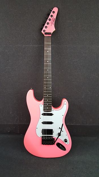 1980's Schecter Genesis Electric Guitar Hot Pink Schredder | Reverb