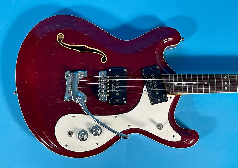 1967 Mosrite Mark I Combo - Ruby Red aka Candy Apple | Reverb