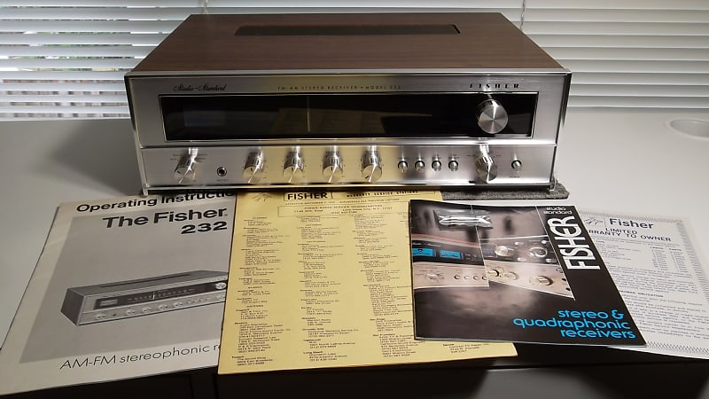 1976 Fisher SR232 232 Solid State Stereo Receiver w/ | Reverb