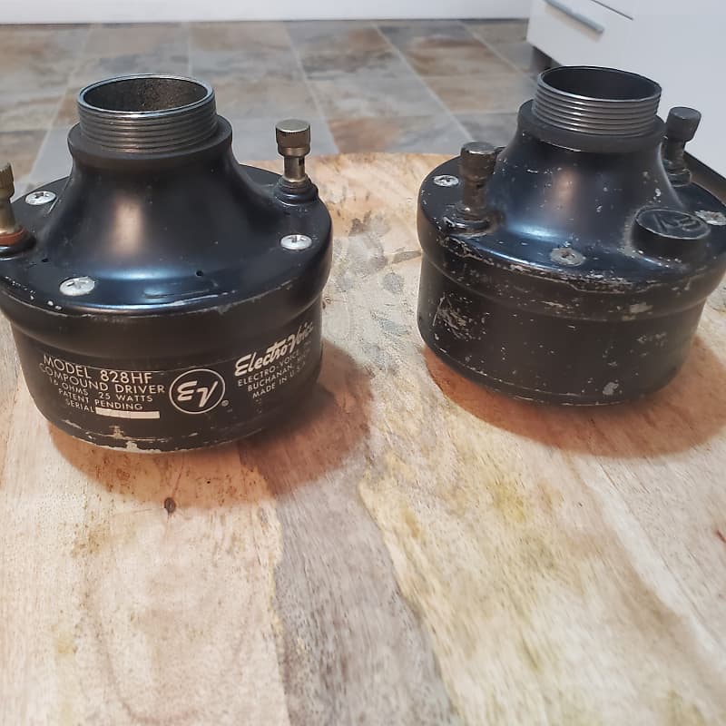 Electro voice 828HF Compound driver 60's - Black | Reverb