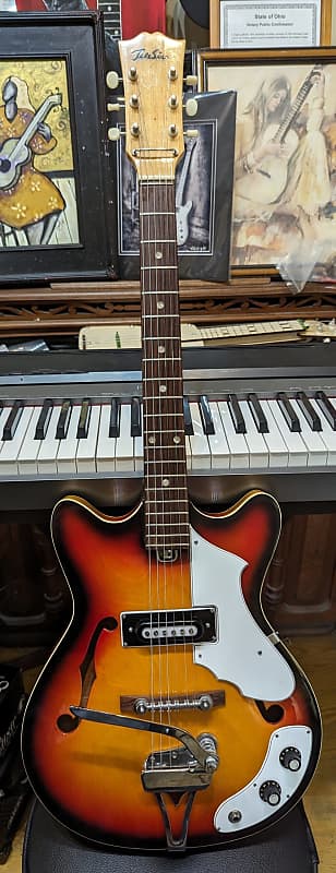 Kawai Telestar Hollow Body Electric Guitar 1960s Japan | Reverb