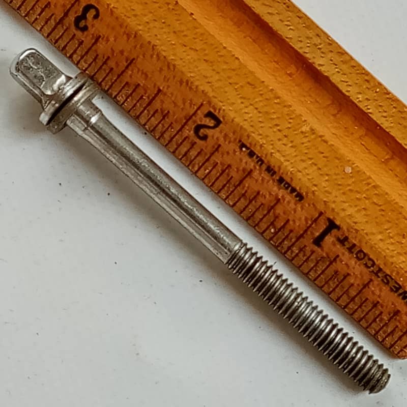 Ludwig&Leedy 2 5/8" Chrome T-Rod Snare/Tom Drum 12-24 Tension | Reverb