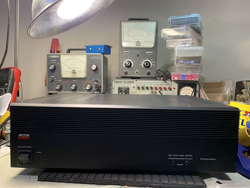 Adcom 545 Mk. II hoppes brain Jim Williams mod rebuilt | Reverb