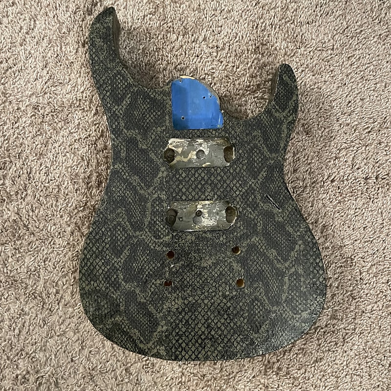 1 of a Kind Snakeskin Guitar Project Body - Jackson Ibanez | Reverb