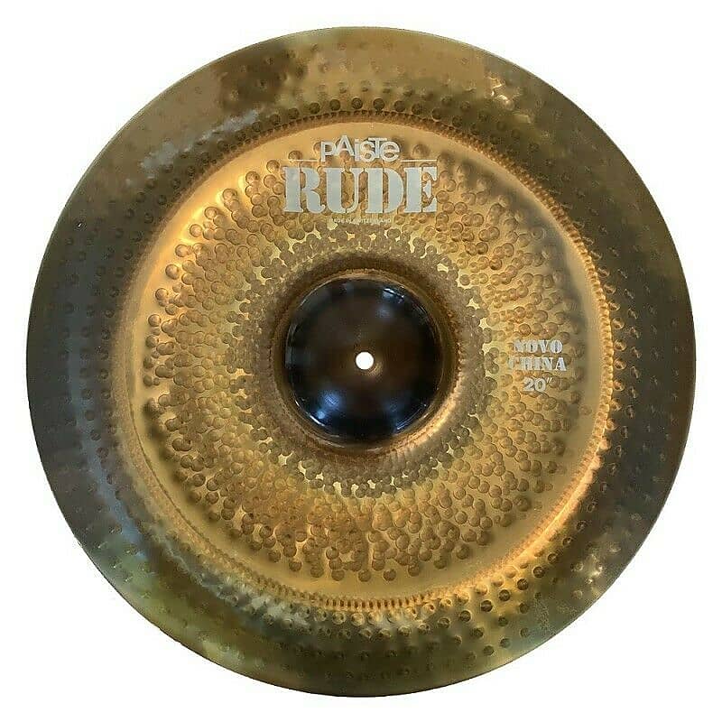 Paiste RUDE 20" Novo China Cymbal/New With Warranty/Model # | Reverb