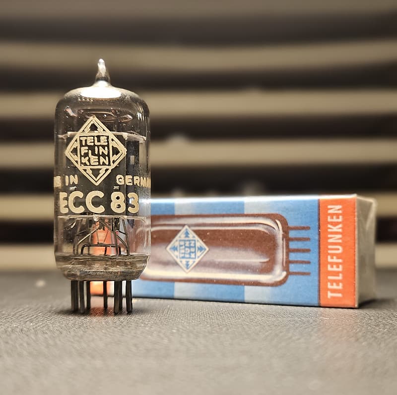 Telefunken ECC83 - Ribbed plate NOS/NIB NEW | Reverb