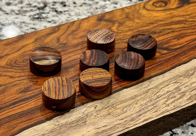 Cocobolo - Wood volume/tone knobs (Price per knob) | Reverb