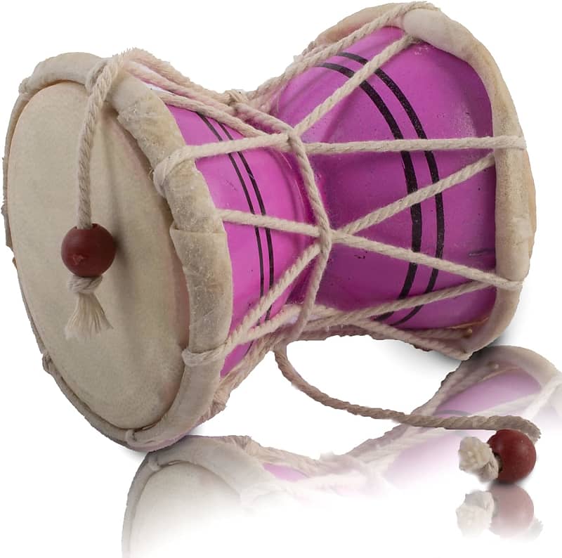 Naad Handmade Wooden & Leather Classical Indian Folk Dumroo | Reverb