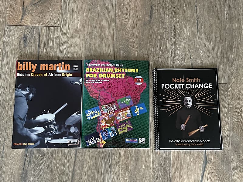 Drum Books (Billy Martin, Nate Smith & Duduka Da Fonseca) | Reverb