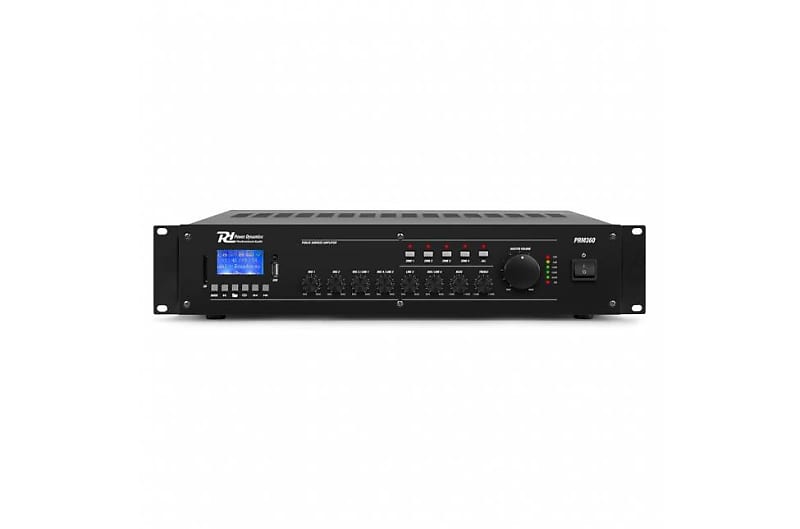 Power Dynamics PRM360 Amplificatore 360W/100V 4 Zone | Reverb