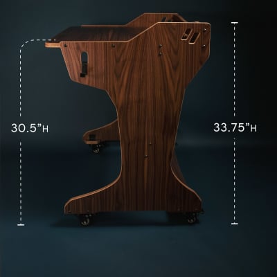 Munstre Composer desk workstation - Walnut recording studio | Reverb