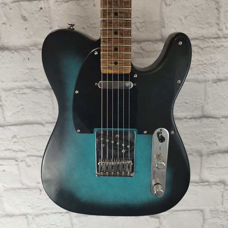 Fender 2000's MIM Telecaster Blue Burst Refin | Reverb