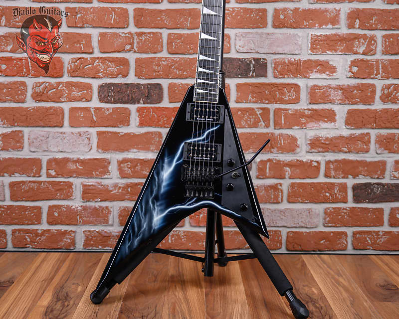 Jackson USA Custom Select RR1 Rhoads Lightning Sky 2014 | Reverb UK