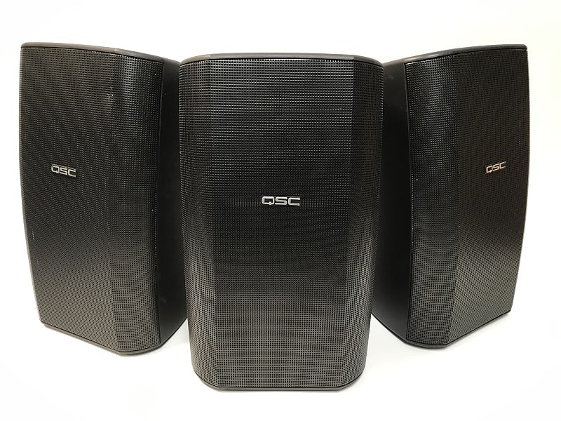 Lot of 3 QSC AD-S82 8" Speakers - Black | Reverb