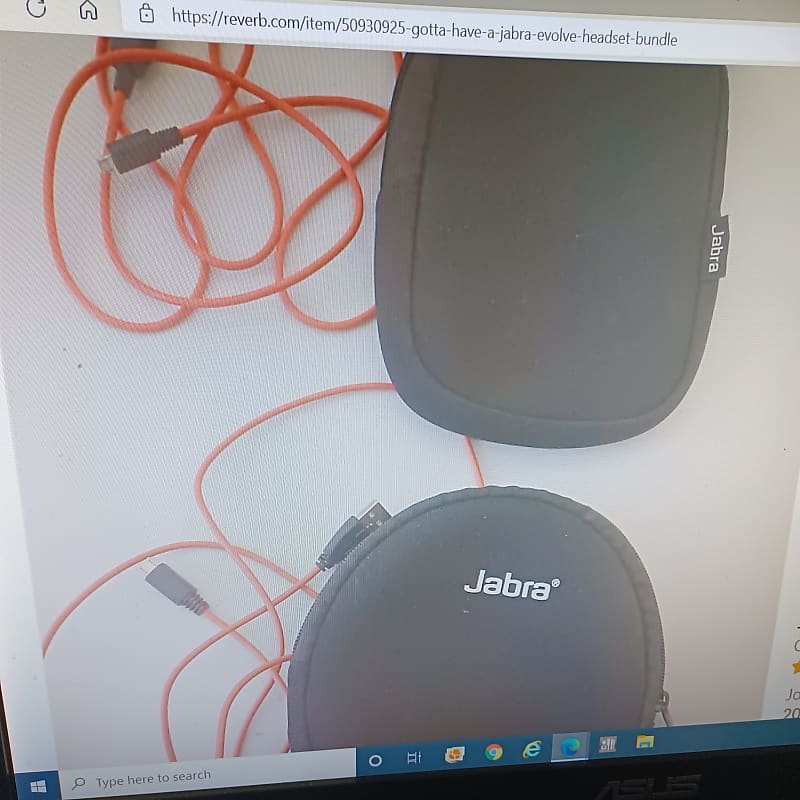 Jabra Evolve Case Black (One left round one) | Reverb