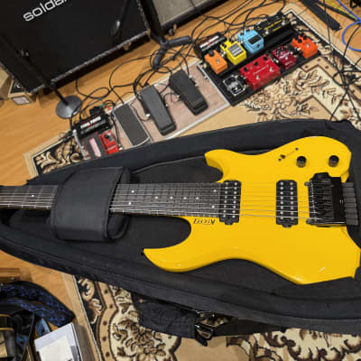Kiesel Vader 8 string - Yellow headless | Reverb UK