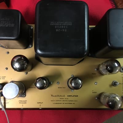 Heathkit Tube Stereo System AA-71 & W-4B Mono Amplifiers and | Reverb