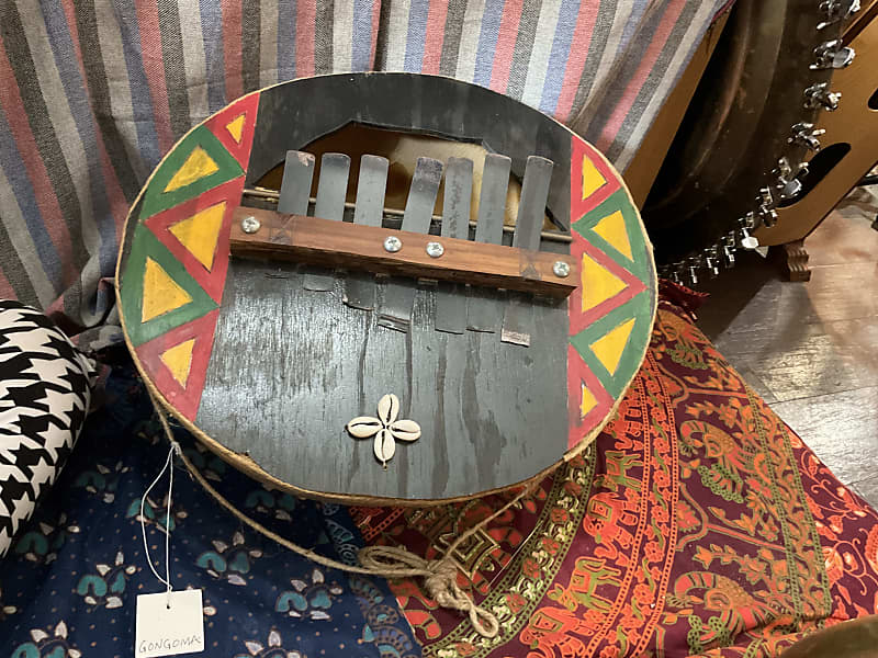 Handmade 7 Tine African Gongoma Gourd Kalimba | Reverb