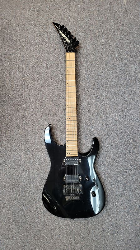 Jackson DK-RV Dinky Reverse Professional 1993 - Gloss Black | Reverb