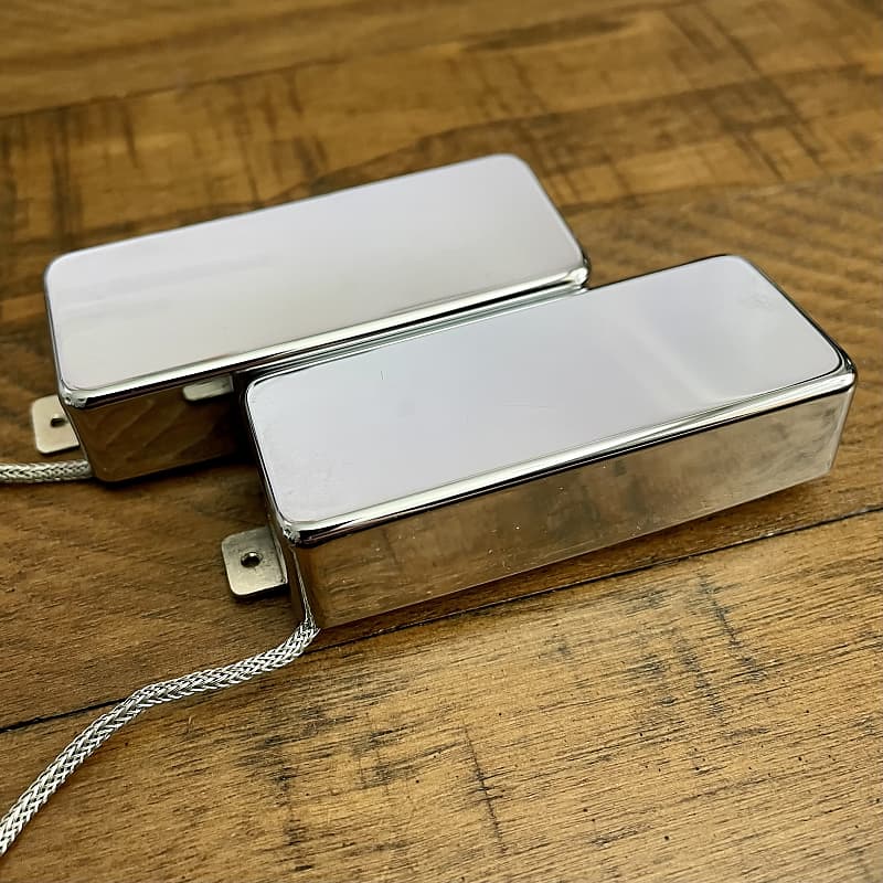 PAIR Gibson USA Mini Humbucker Chrome Pickups | Reverb