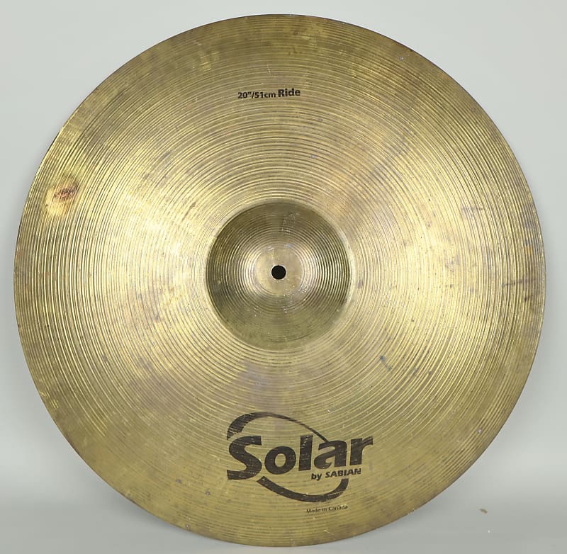 Sabian Solar Ride Cymbal 20" | Reverb